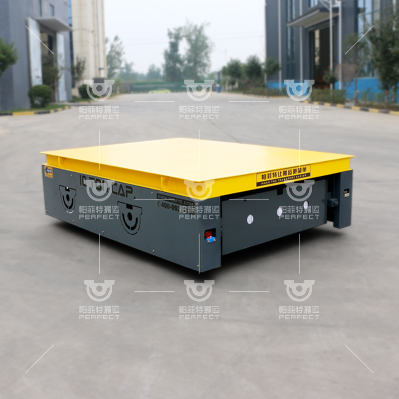 Custom 10 Ton Heavy Duty Trackless Transfer Cart--Perfte Transfer Car